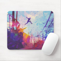 Parkour Urban Free Running Mouse Pad | Zazzle