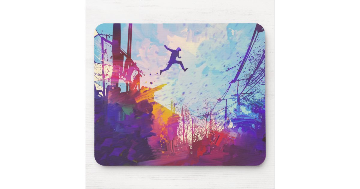 Parkour Urban Free Running Mouse Pad | Zazzle