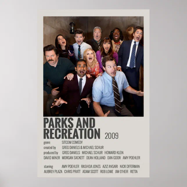 Parks And Recreation Minimalist Poster | Zazzle