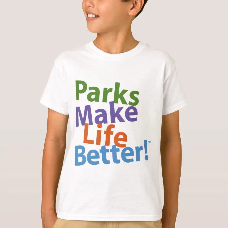 Parks Make Life Better! Official Logo T-Shirt | Zazzle
