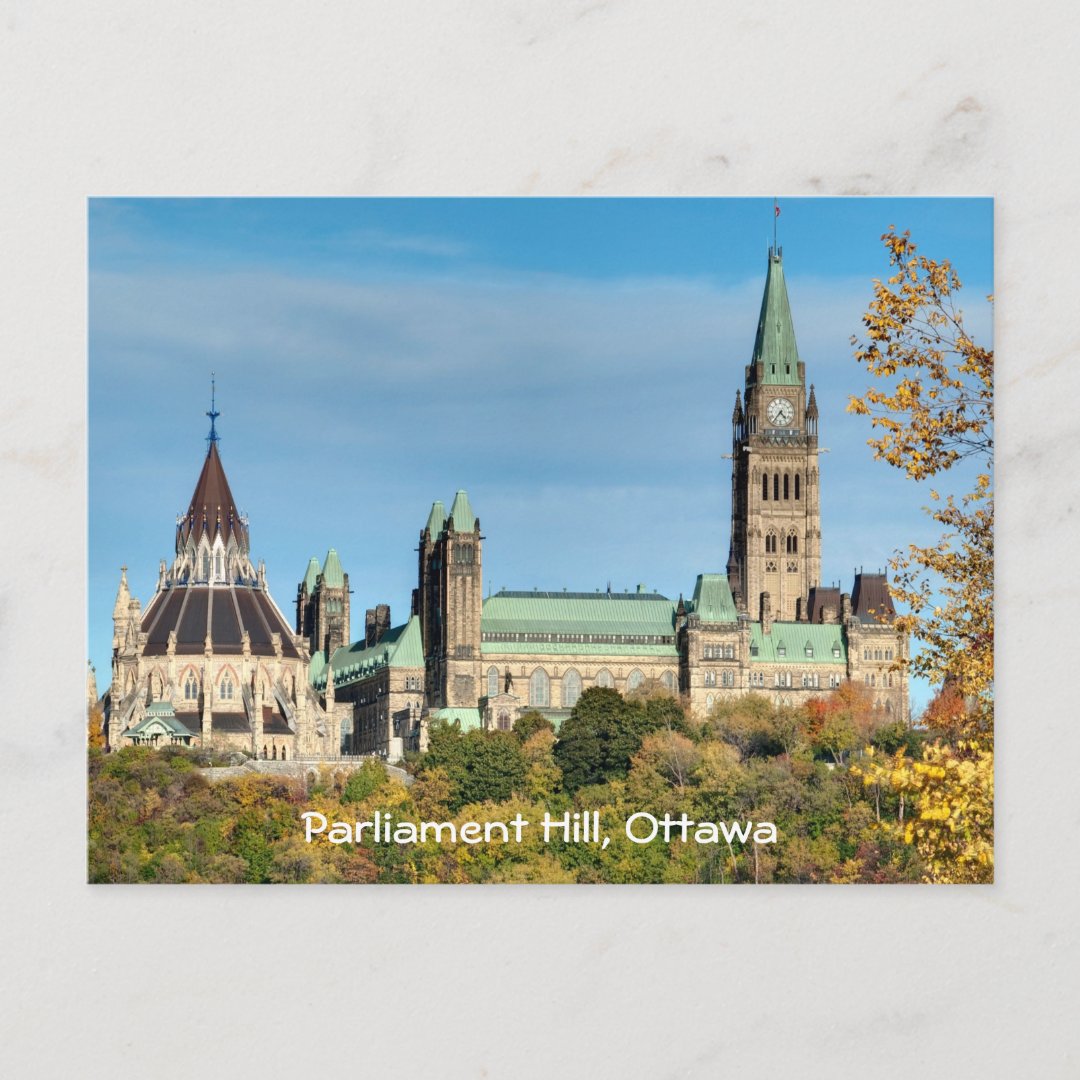 Parliament Hill in Autumn, Ottawa. Postcard | Zazzle