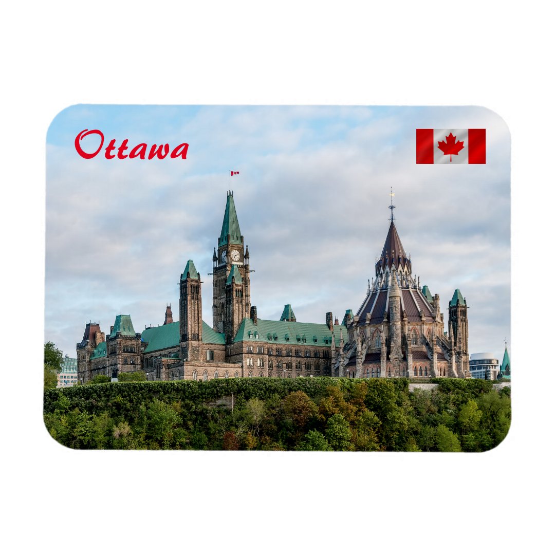 Parliament Hill in Ottawa Magnet | Zazzle