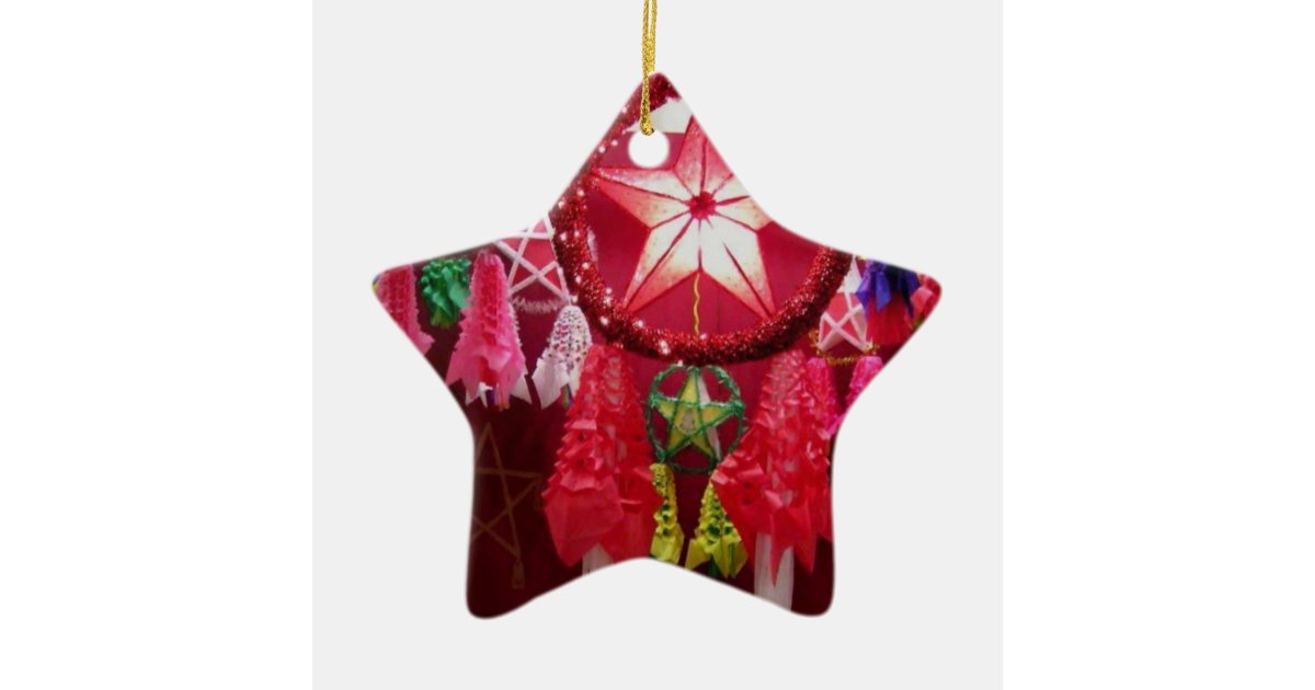 Parol Ceramic Ornament | Zazzle
