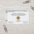 Parole Agent Business Card | Zazzle