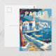 Paros Greece Travel Art Vintage Postcard | Zazzle