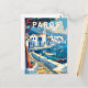 Paros Greece Travel Art Vintage Postcard | Zazzle