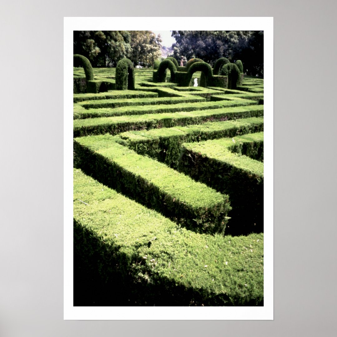 Parque del Laberinto, 1791 (photo) Poster | Zazzle