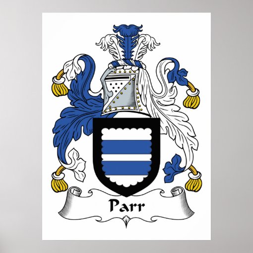 Parr Family Crest Poster | Zazzle