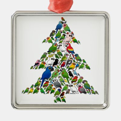 The Most Birdorable Time of the Year: A Parrot Christmas Tree