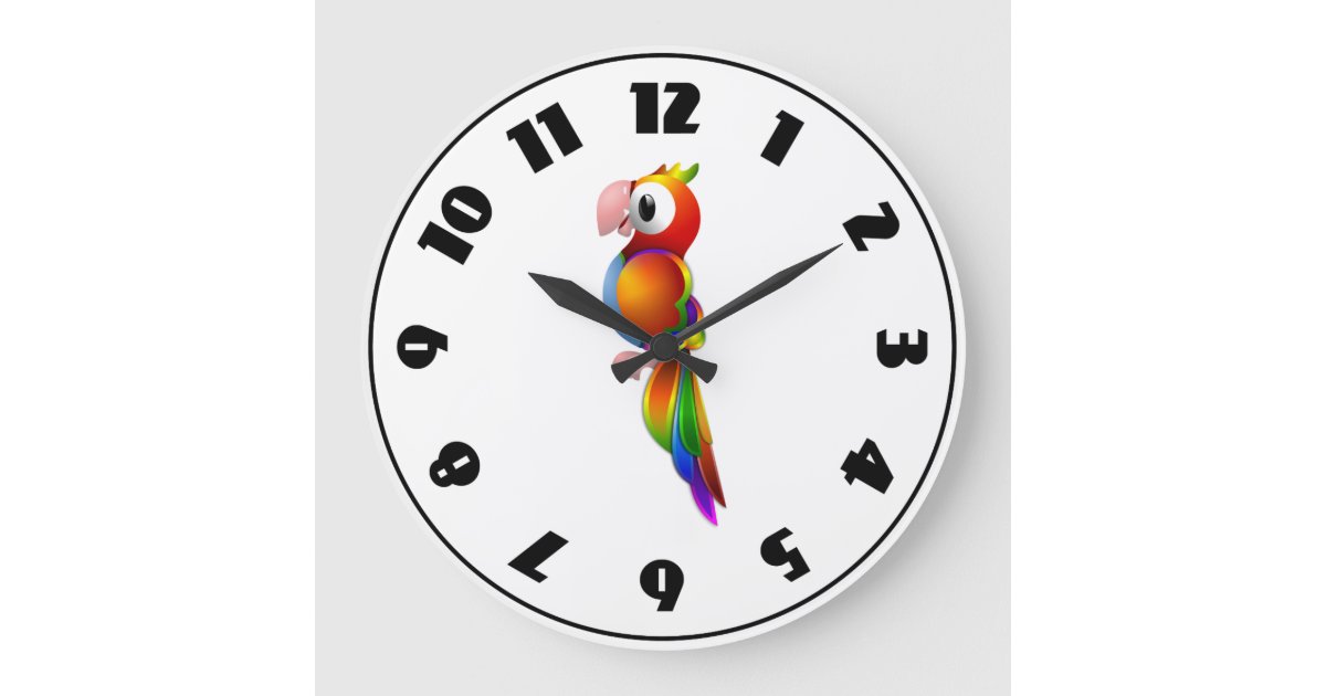 Parrot Clock | Zazzle