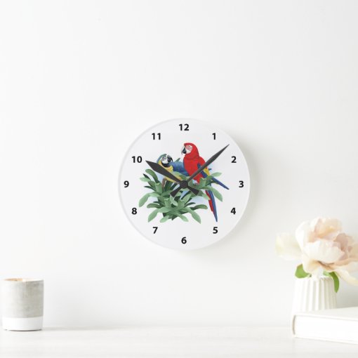 Parrot Clocks | Zazzle