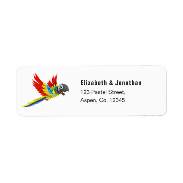 Parrot Label | Zazzle