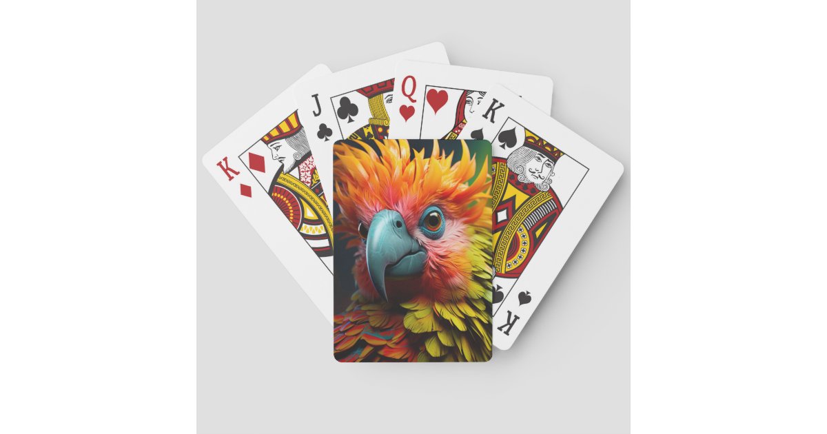 Parrot Poker Cards | Zazzle