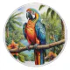 Parrots Colorful Tropical Ceramic Knob | Zazzle