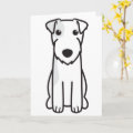 Parson Russell Terrier Dog Cartoon Card | Zazzle