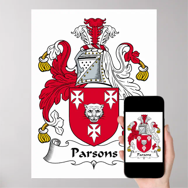 Parsons Family Crest Poster | Zazzle