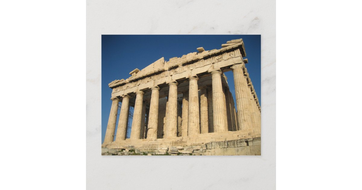 Parthenon Acropolis in Athens Postcard | Zazzle