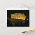 Parthenon at Night Postcard | Zazzle