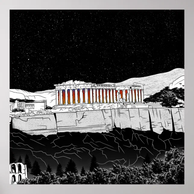 Parthenon Athens Greece Poster | Zazzle
