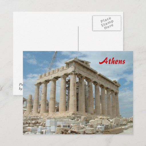 Parthenon - Athens Postcard | Zazzle