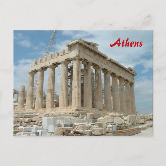 Parthenon - Athens Postcard | Zazzle.com