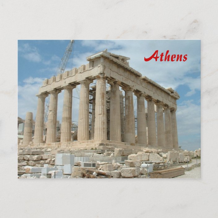 Parthenon - Athens Postcard | Zazzle.com