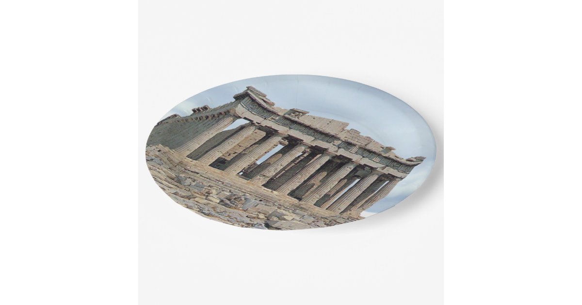Parthenon Paper Plates | Zazzle