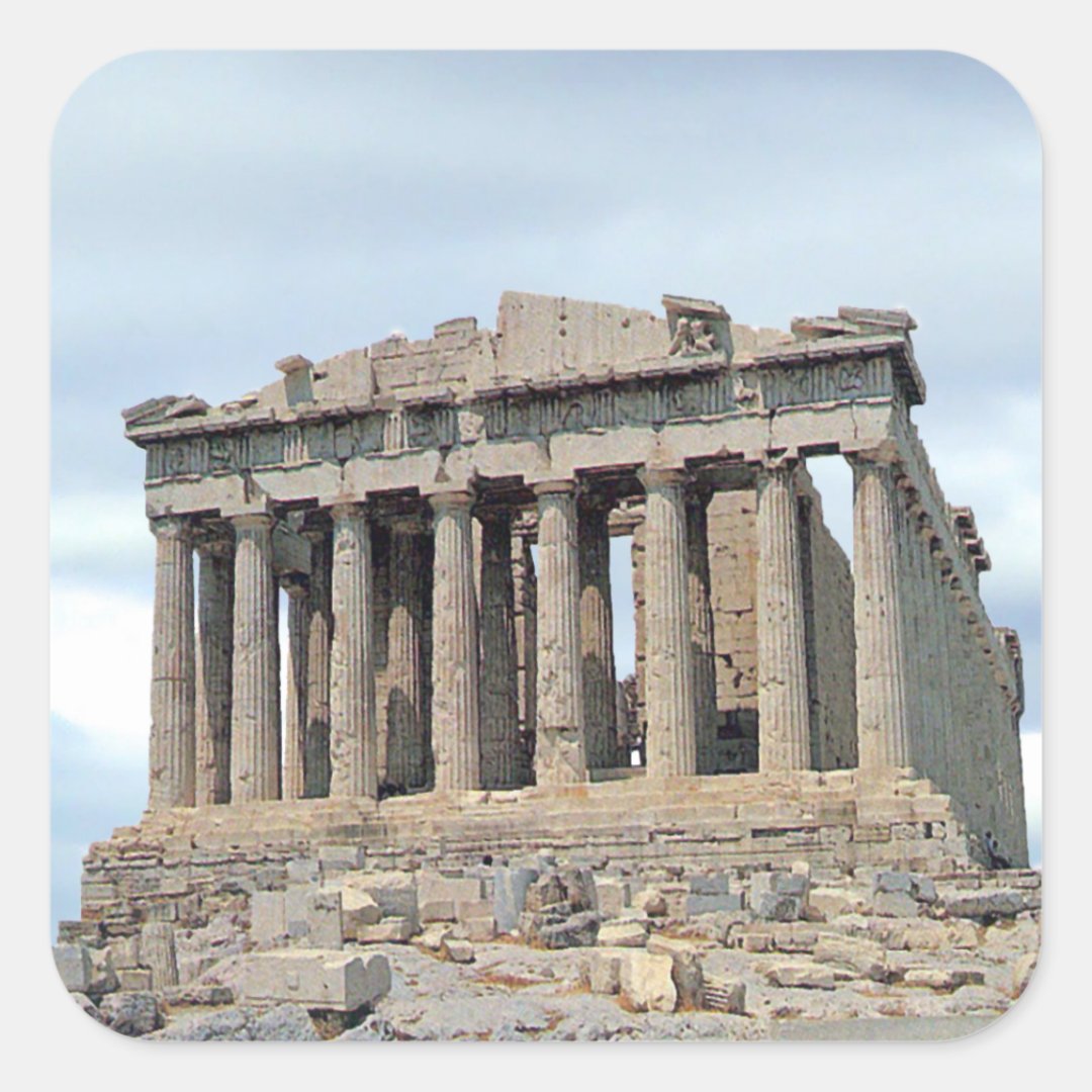 Parthenon Sticker | Zazzle