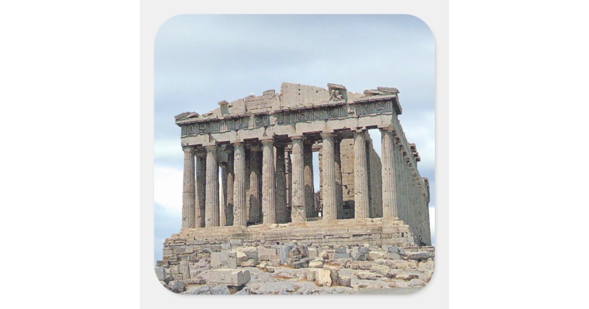 Parthenon Sticker | Zazzle