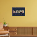 Participate. ASL class… poster | Zazzle