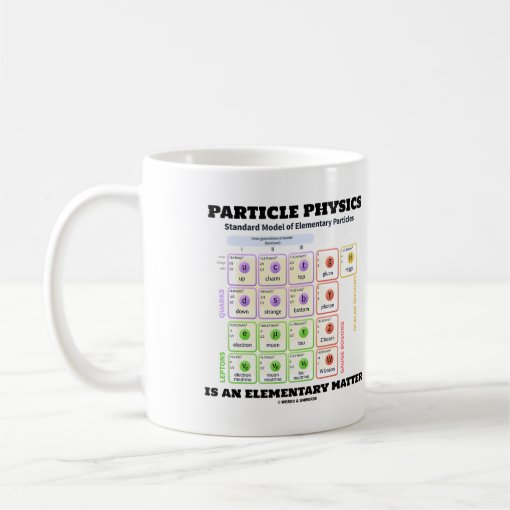 Particle Physics Is An Elementary Matter Model Coffee Mug | Zazzle