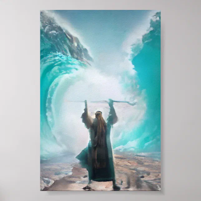 Parting the Red Sea Poster | Zazzle