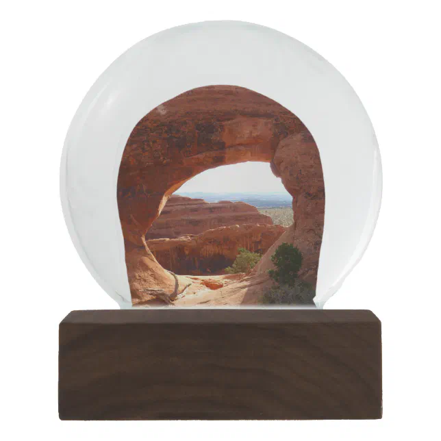 Partition Arch at Arches National Park Snow Globe | Zazzle