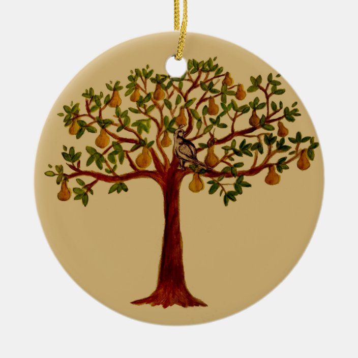 Partridge in a Pear Tree Ornament | Zazzle.com