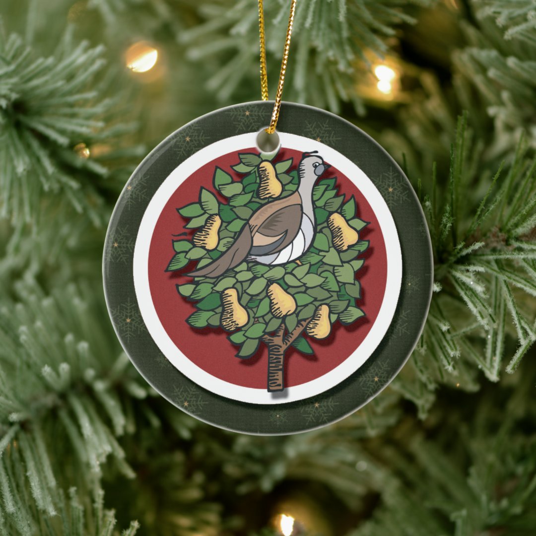 Partridge In A Pear Tree Ornament | Zazzle