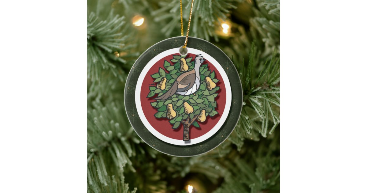 Partridge In A Pear Tree Ornament | Zazzle
