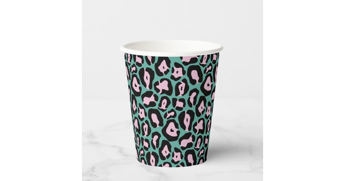 Party Animal Cheetah Print Paper Cup | Zazzle