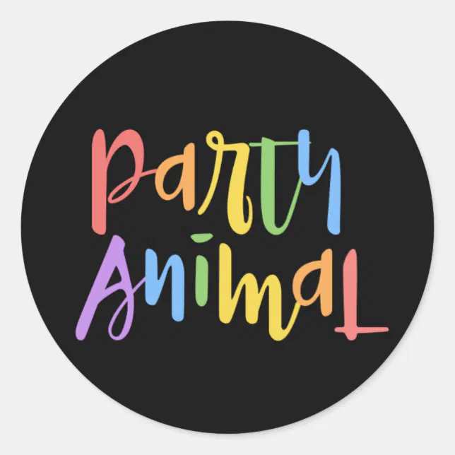 Party Animal Sticker | Zazzle
