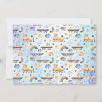 Party Animals on Train Kid Jungle Birthday Party Invitation | Zazzle