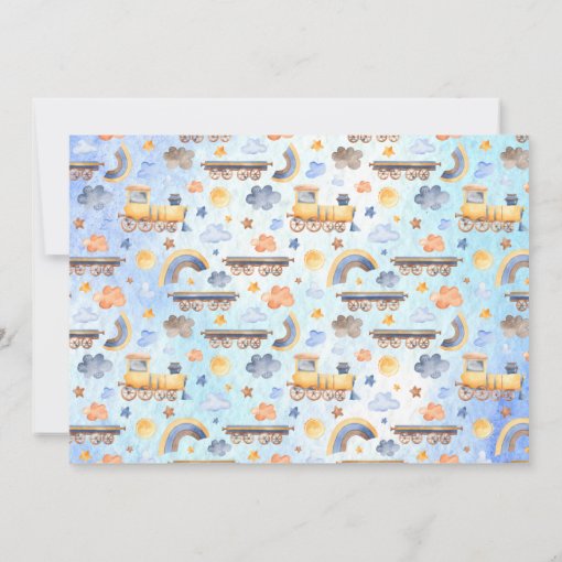 Party Animals on Train Kid Jungle Birthday Party Invitation | Zazzle