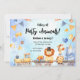 Party Animals on Train Kid Jungle Birthday Party Invitation | Zazzle