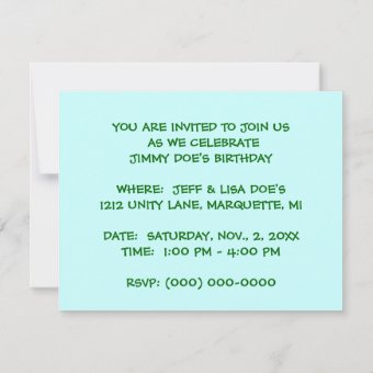 PARTY AT MY PAD LILY-PAD LEAPING FROGS INVITATION | Zazzle