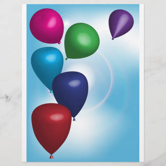 Party Balloons Flyer | Zazzle