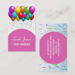 Party Business Card | Zazzle
