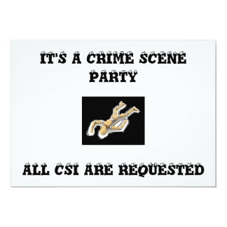 Crime Scene Invitations & Announcements | Zazzle