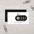 Party DJ Deejay Retro Vinyl Record QR Code Business Card | Zazzle