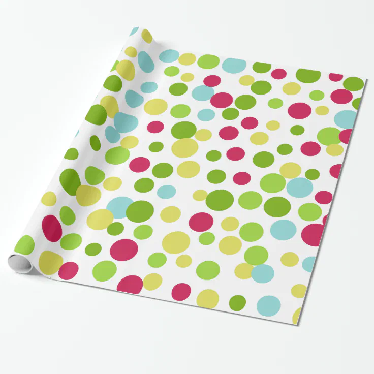 Party Dots Wrapping Paper | Zazzle