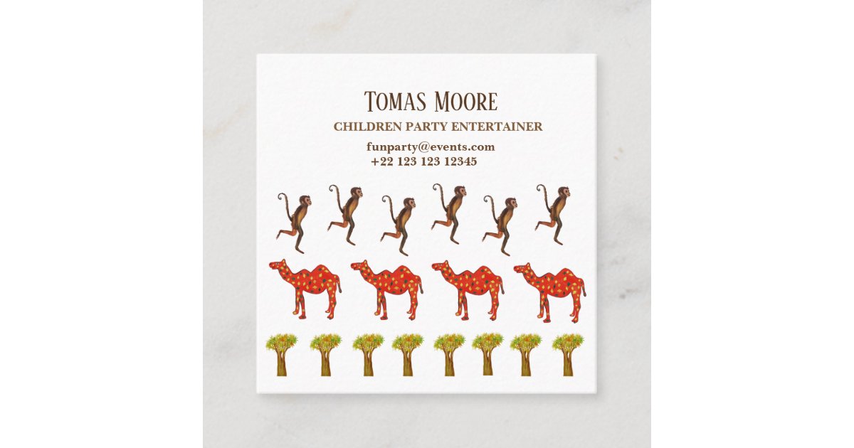 Party Entertainer Business Cards | Zazzle