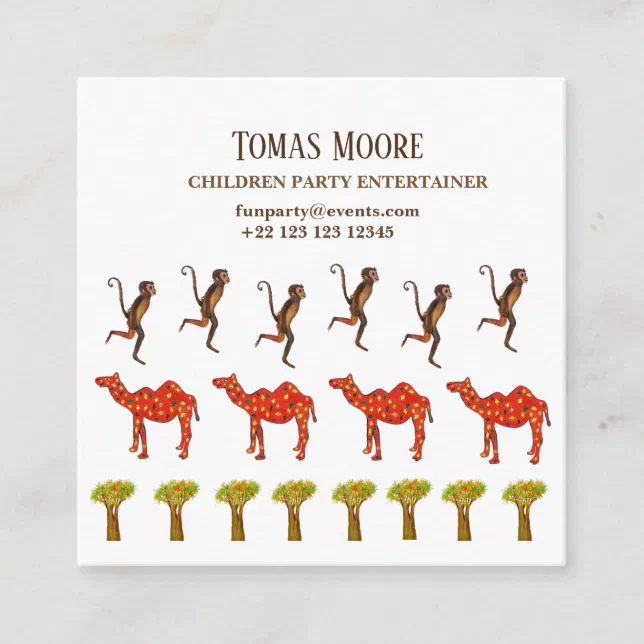 Party Entertainer Business Cards | Zazzle