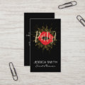 Party Explosion with a Kiss Business Card | Zazzle